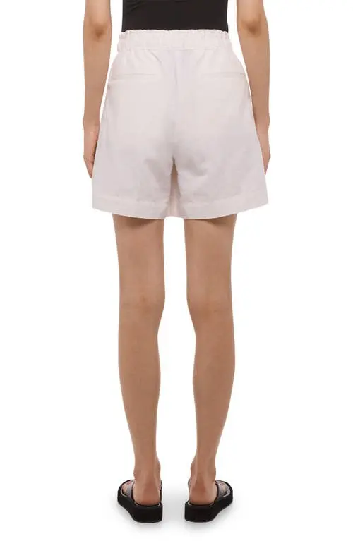 Helmut Lang Cotton & Linen Blend Shorts