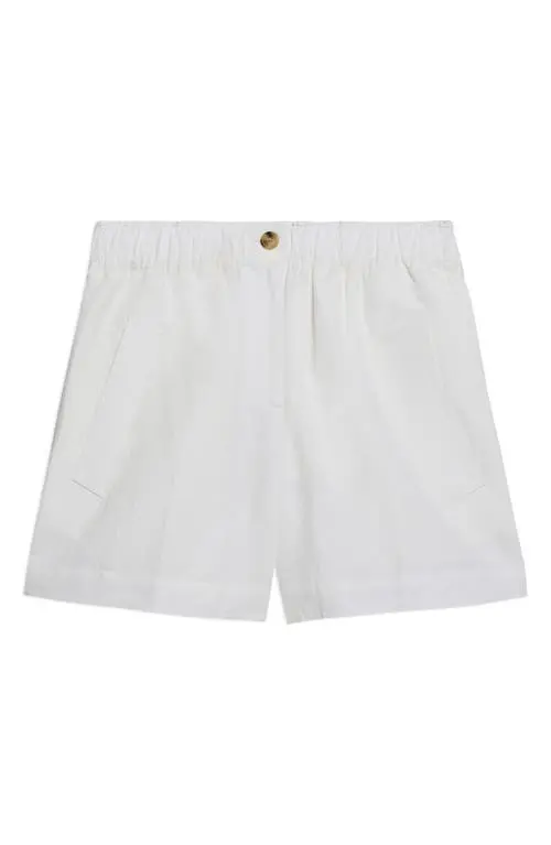 Helmut Lang Cotton & Linen Blend Shorts