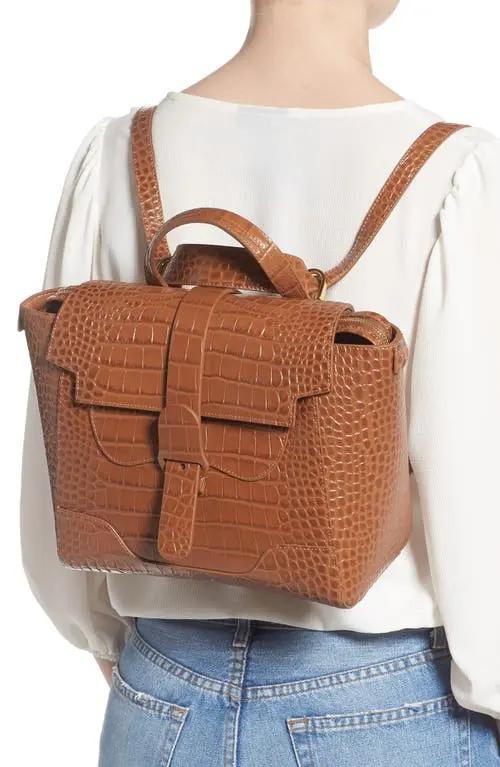 Senreve Midi Maestra Leather Satchel