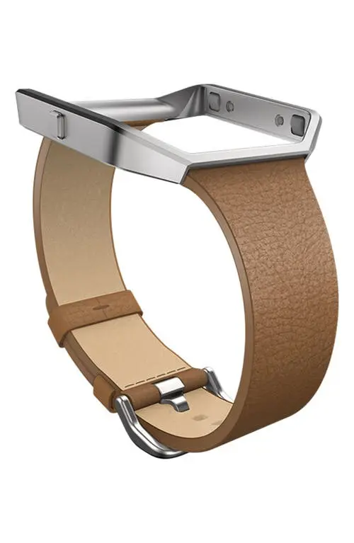 FITBIT Blaze' Slim Leather Accessory Band & Frame
