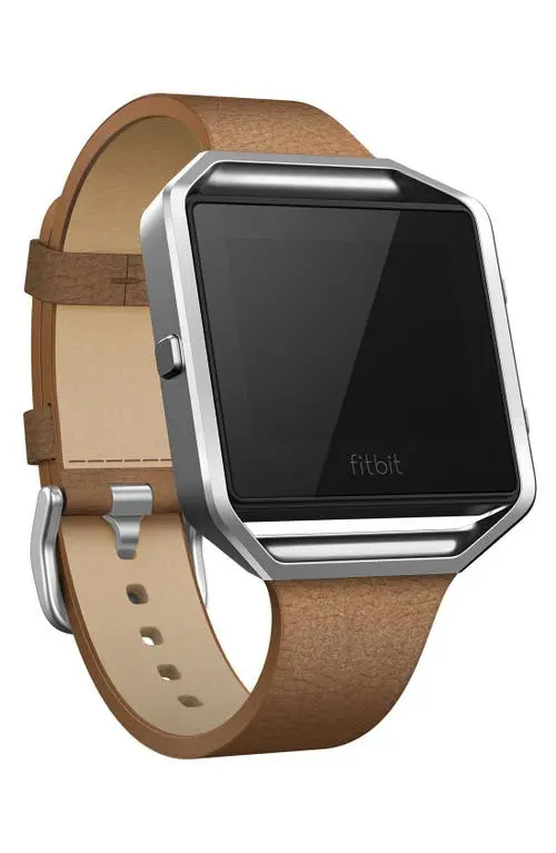 FITBIT Blaze' Slim Leather Accessory Band & Frame