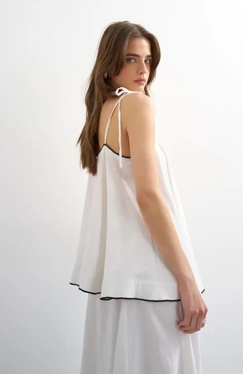 Topshop Linen Blend Camisole