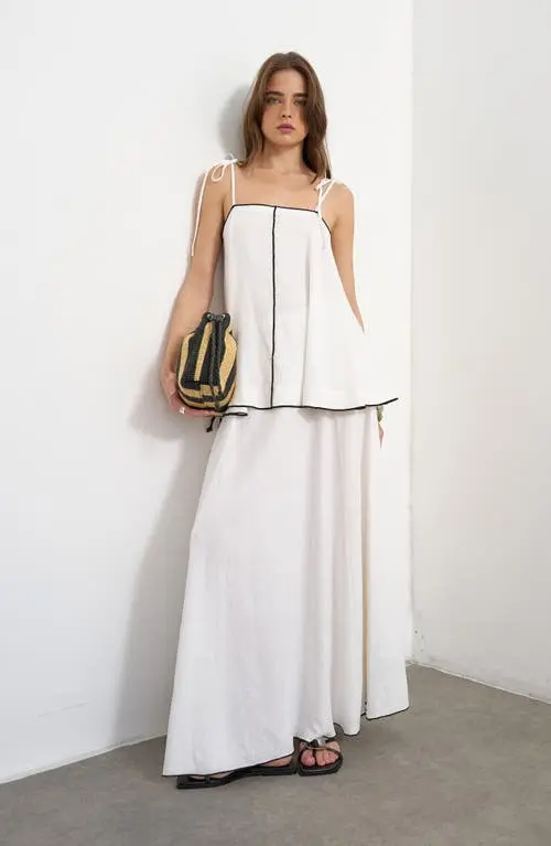 Topshop Linen Blend Camisole