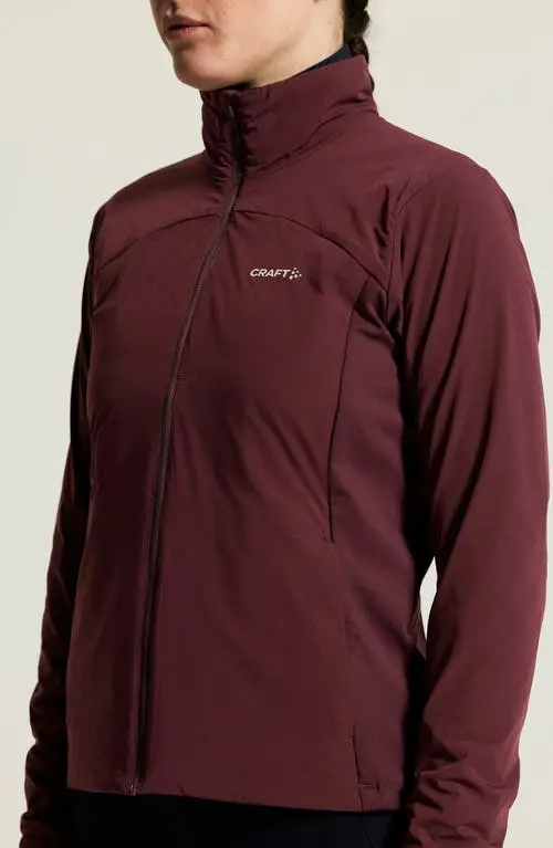 CRAFT Adv Essence Warm Performance Jacket - Dark Fig