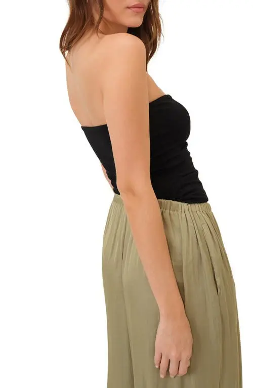 NOBODY'S CHILD Stretch Jersey Bandeau Top