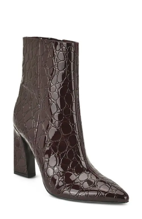 Nine West Todaye Bootie - Dark Red