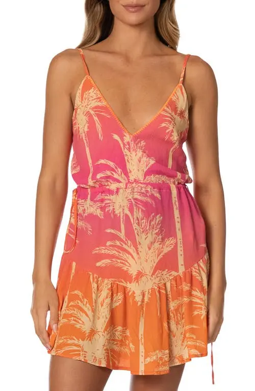 MAAJI Sunwashed Palms Arabella Minidress - Open Pink