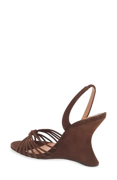 AQUAZZURA Serenity Slingback Wedge Sandals