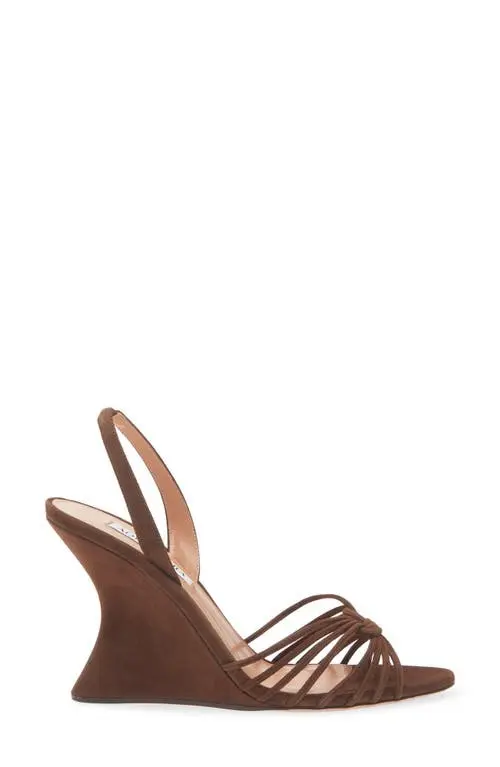 AQUAZZURA Serenity Slingback Wedge Sandals