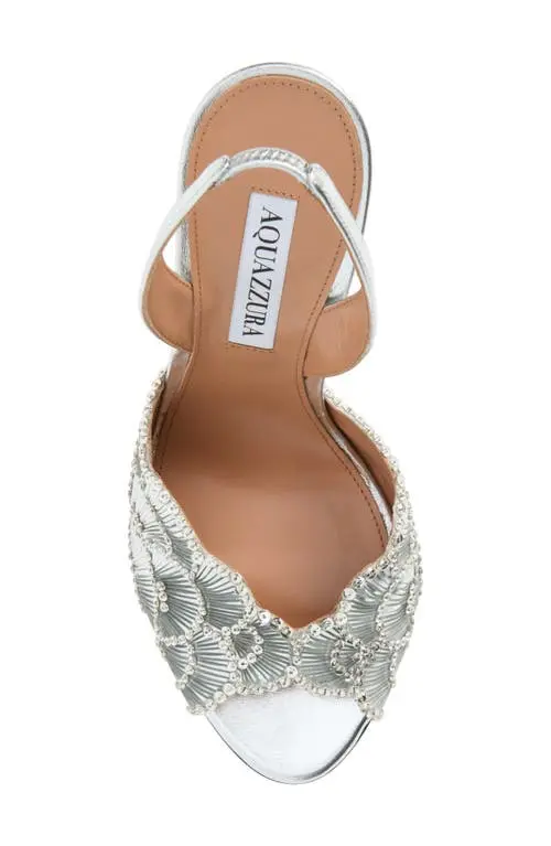 AQUAZZURA Ce Soir Slingback Sandal