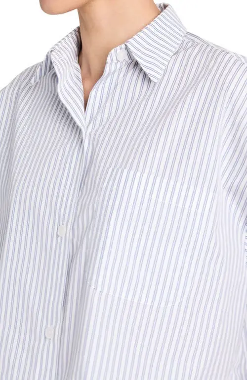 TWP Next Ex Stripe Crop Shirt