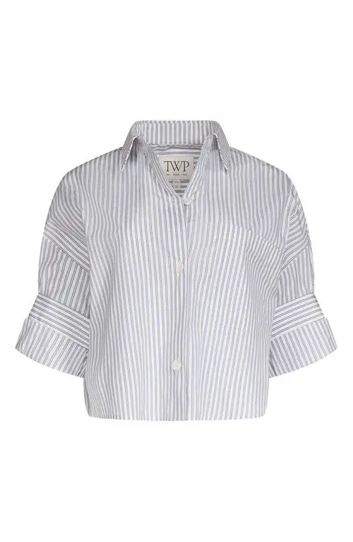 TWP Next Ex Stripe Crop Shirt