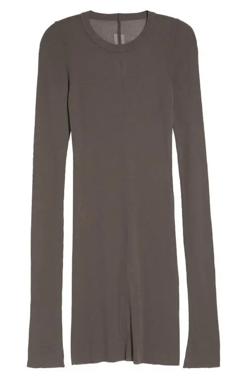 Rick Owens Rib Long Sleeve T-shirt - Dust