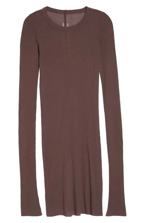 Rick Owens Rib Long Sleeve T-shirt - Grape