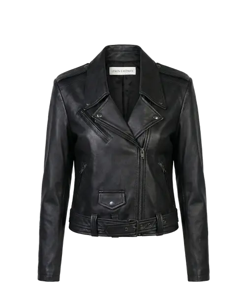 ALYSON EASTMAN Moto Jacket - Black