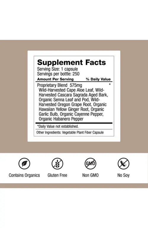 DR. SCHULZE'S Intestinal Formula #1 For Colon Health Support And Regular Bowel Movements