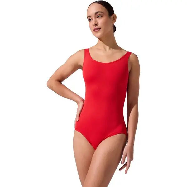 CAPEZIO Team Basics Tank Leotard - Red