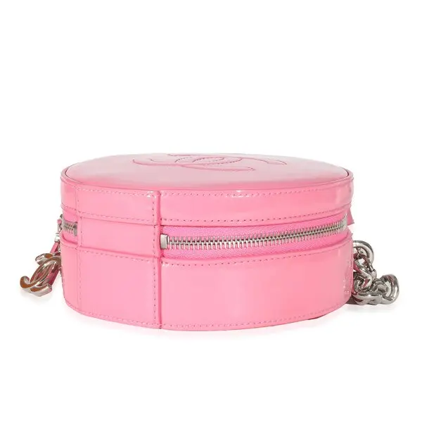 Chanel Glazed Calfskin Round Bag