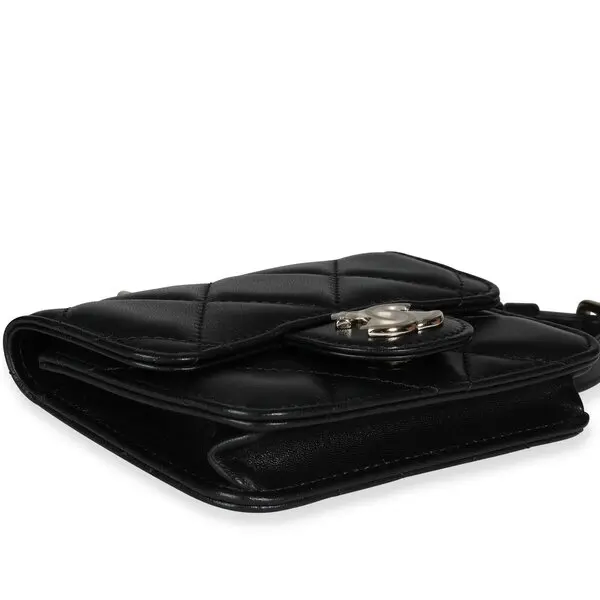 Chanel Quilted Lambskin Belt Bag - Black