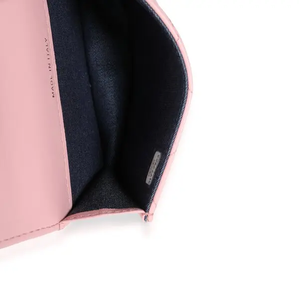 Chanel Quilted Lambskin Belt Bag With Chain - Pink