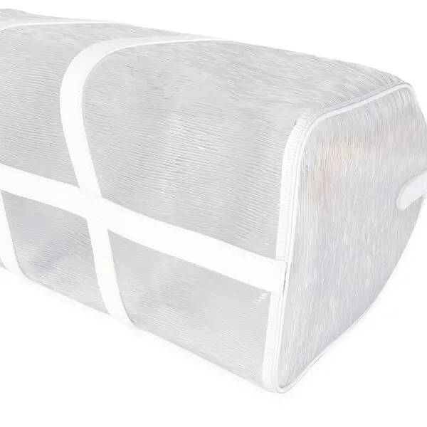 LOUIS VUITTON Keepall Bandoulière 50 Clear Epi Pvc Duffle Bag
