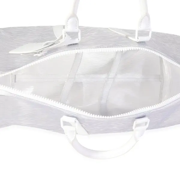 LOUIS VUITTON Keepall Bandoulière 50 Clear Epi Pvc Duffle Bag