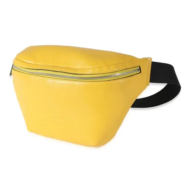Fendi Calfskin Ff 1974 Embossed Belt Bag