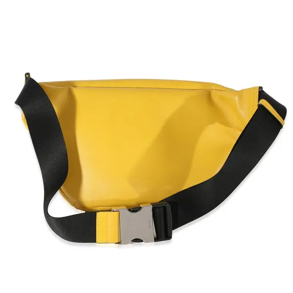 Fendi Calfskin Ff 1974 Embossed Belt Bag