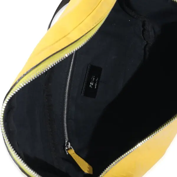 Fendi Calfskin Ff 1974 Embossed Belt Bag
