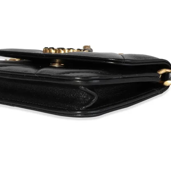Chanel Quilted Lambskin 19 Coin Purse With Chain