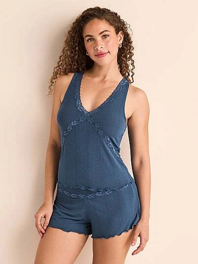 Victoria's Secret Adore Me August Sleep Set - Blue