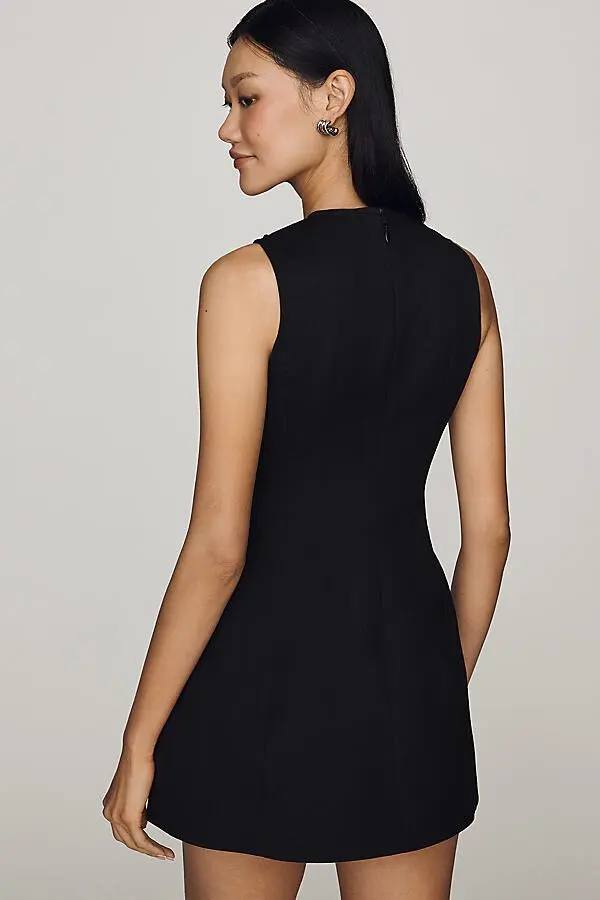 MAUDE CLUB Sleeveless Embellished Mini Dress