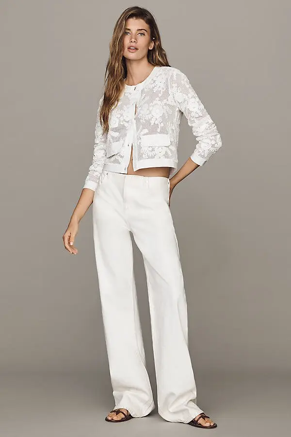 SNDYS. Isabel Cardigan Jacket - Cream