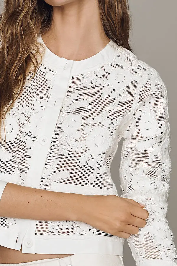 SNDYS. Isabel Cardigan Jacket - Cream