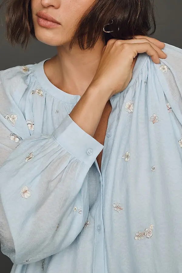 English Factory Embroidered Top