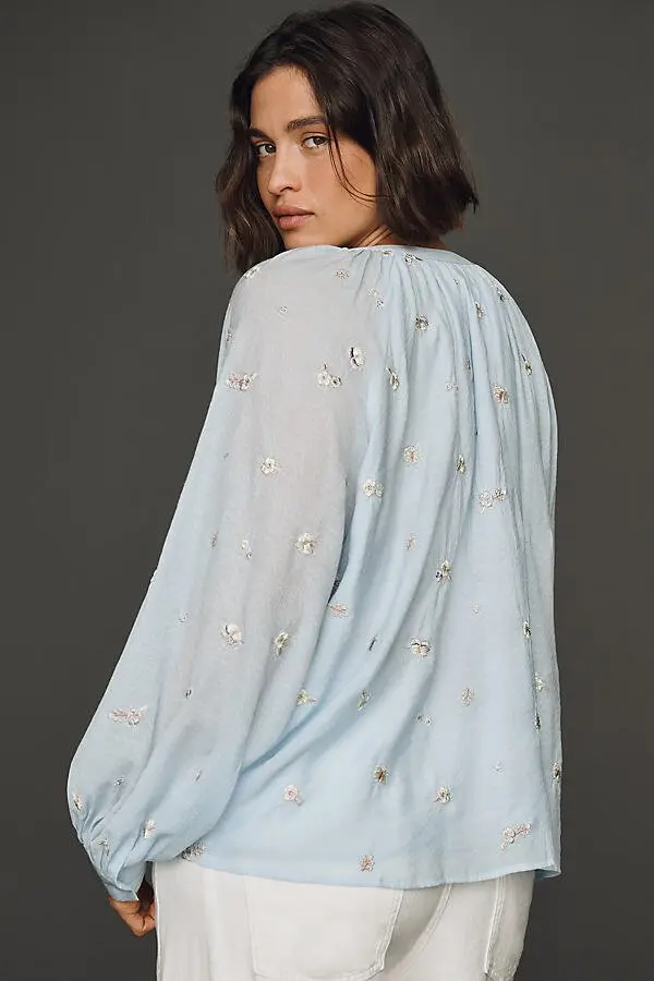 English Factory Embroidered Top