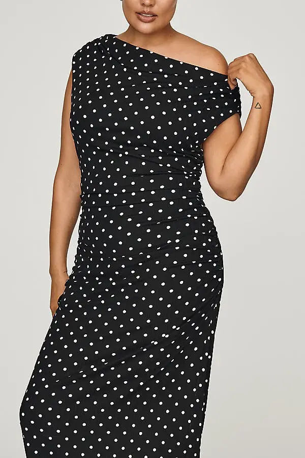 Endless Rose Polka Dot Midi Dress