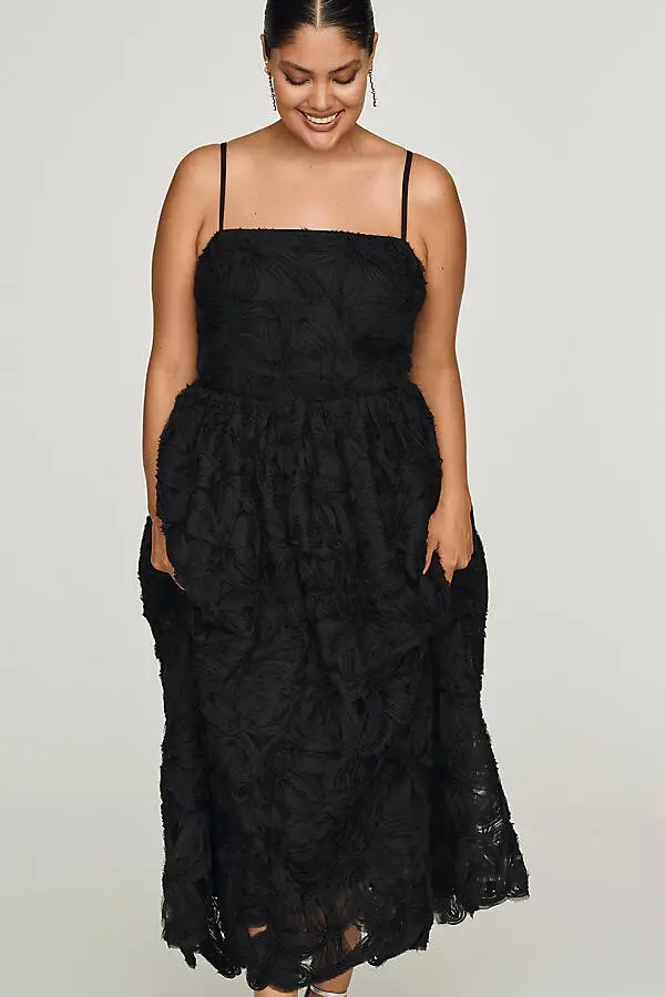 English Factory Lace Midi Dress