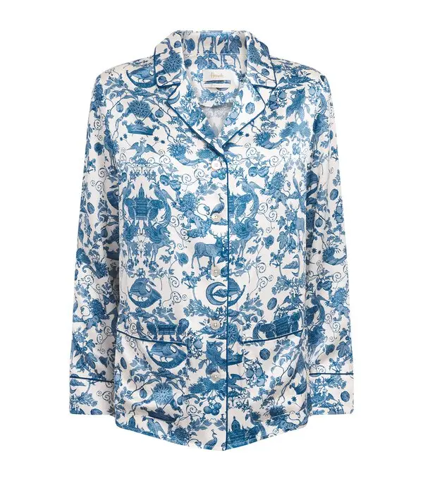 Harrods Silk Menagerie Pyjama Set