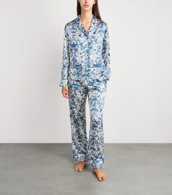 Harrods Silk Menagerie Pyjama Set