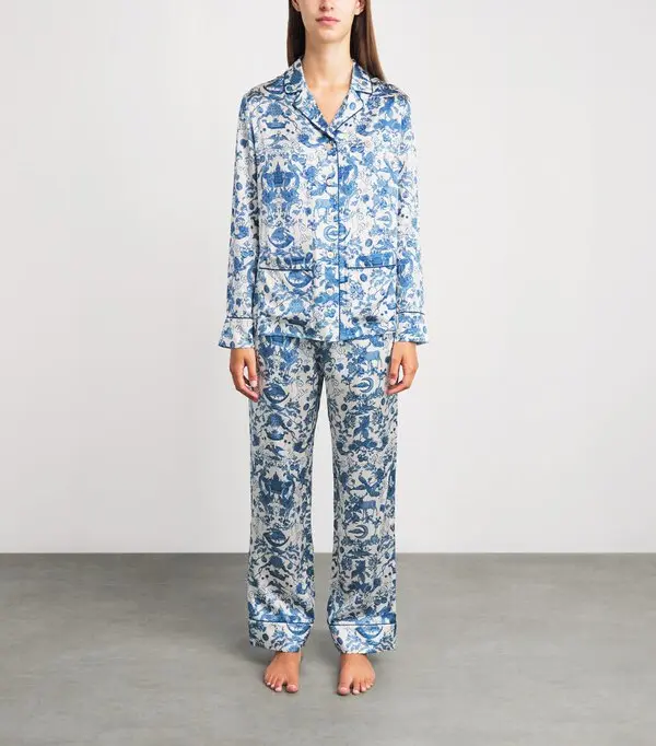 Harrods Silk Menagerie Pyjama Set
