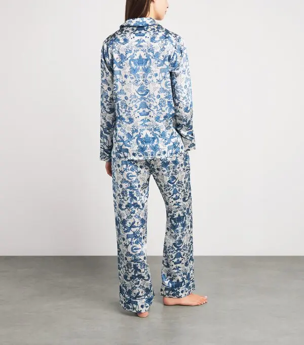 Harrods Silk Menagerie Pyjama Set