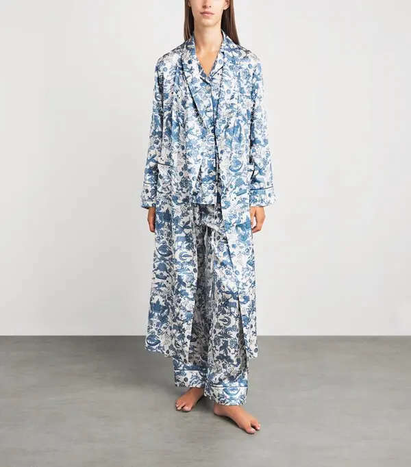 Harrods Silk Menagerie Night Robe