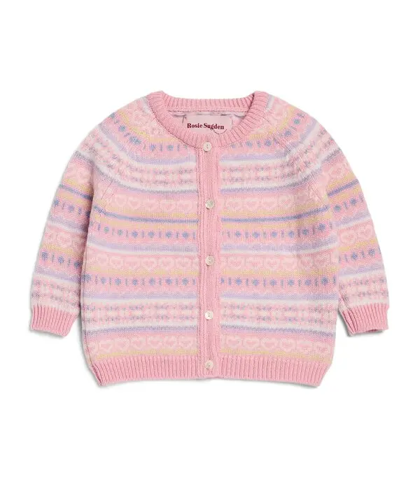 Rosie Sugden Cashmere Cardigan - Pink