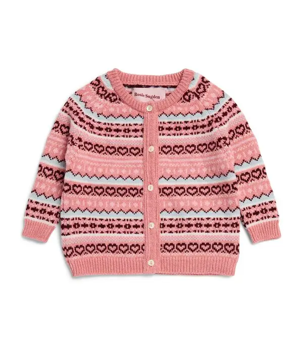 Rosie Sugden Cashmere Cardigan - Pink