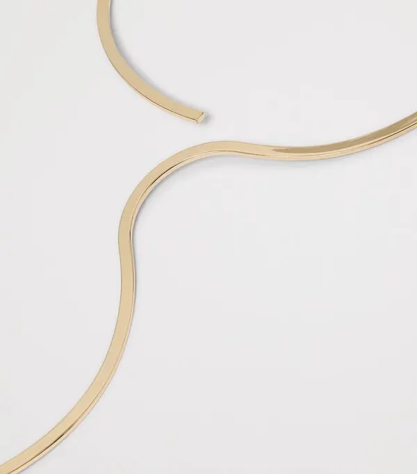 Marina Rinaldi Tone Necklace And Clip-on Earring Set