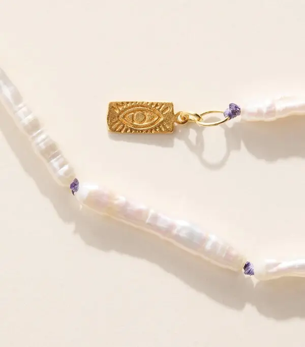 HERMINA ATHENS Beaded Pearl Necklace