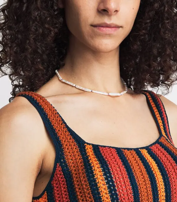 HERMINA ATHENS Beaded Pearl Necklace