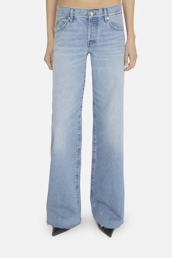 FRAME The Pixie Gray Jeans - Azzurro