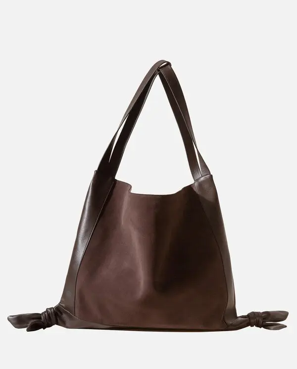 Hereu Cador Suede Tote Bag - Brown